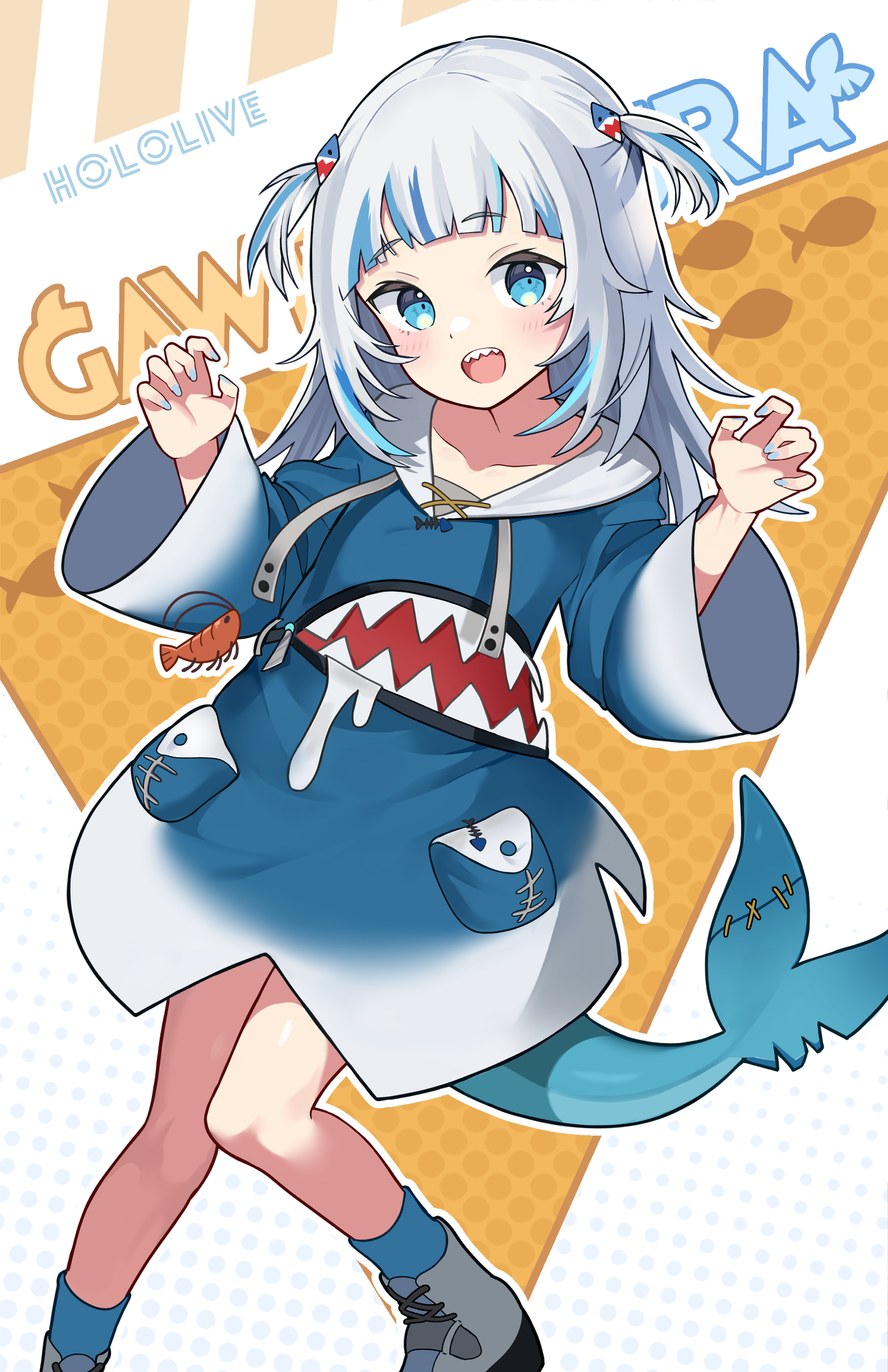 [11x17] Gawr Gura Print – spoonillust